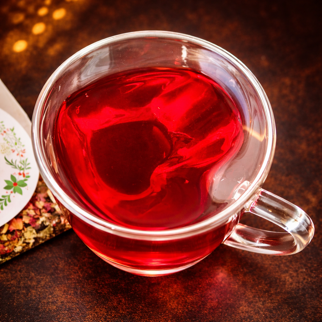 Wooden Tea Sampler Gift Set with Heart Cup – Organic Tea | TeaNova